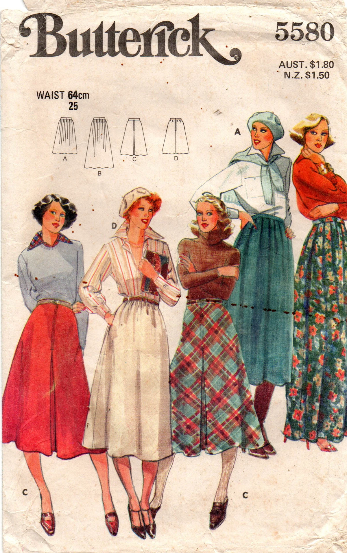 Butterick 5580 B | Vintage Sewing Patterns | Fandom