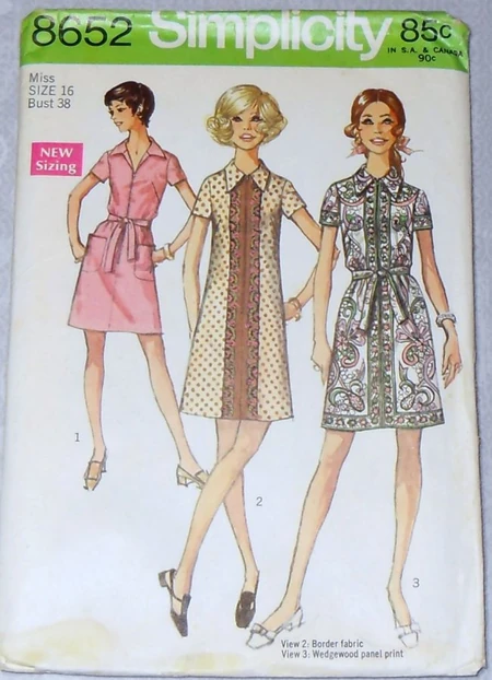 Simplicity 8652 | Vintage Sewing Patterns | Fandom