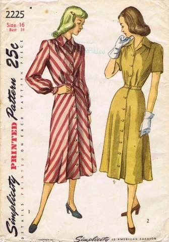 Simplicity 2225 A | Vintage Sewing Patterns | Fandom