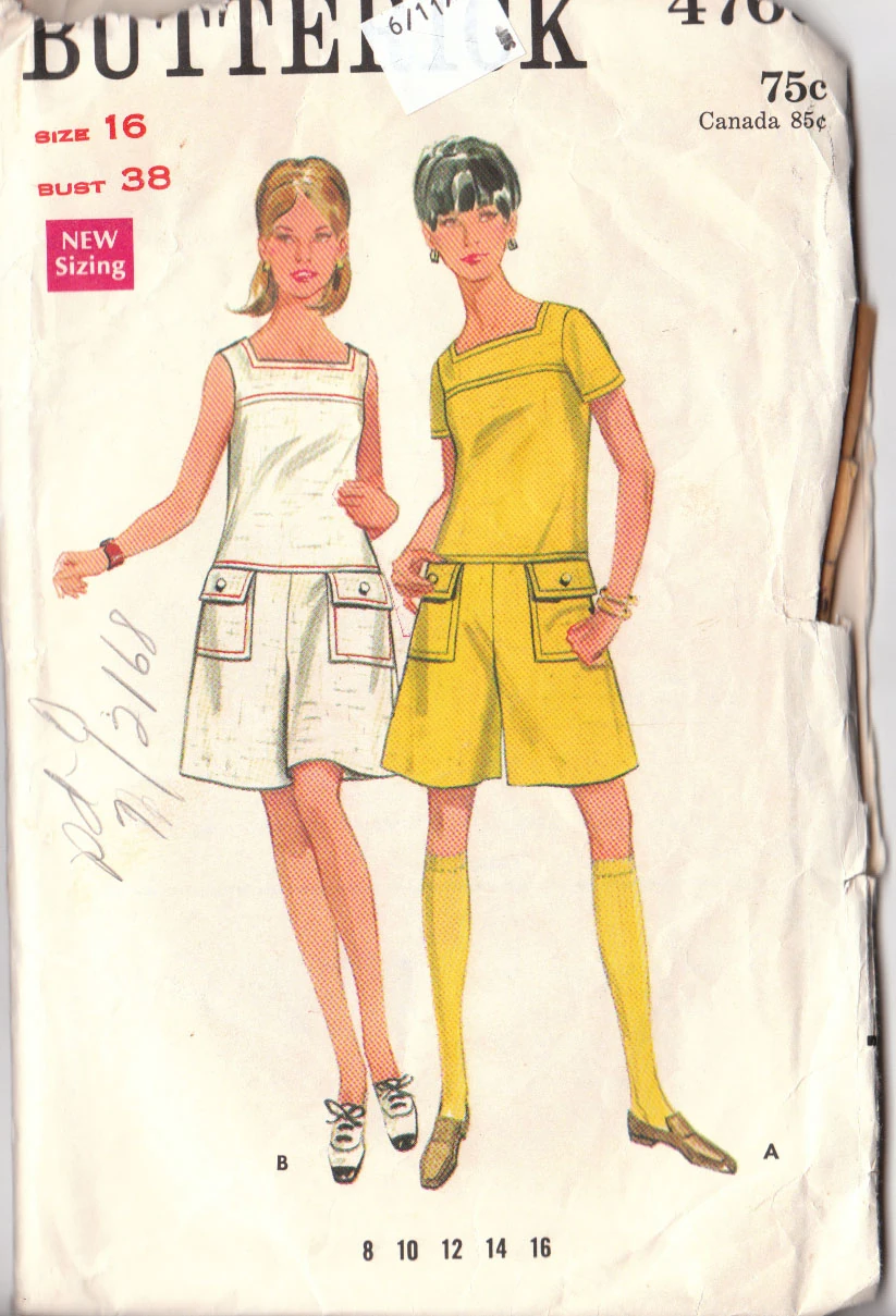 Butterick 4760 | Vintage Sewing Patterns | Fandom