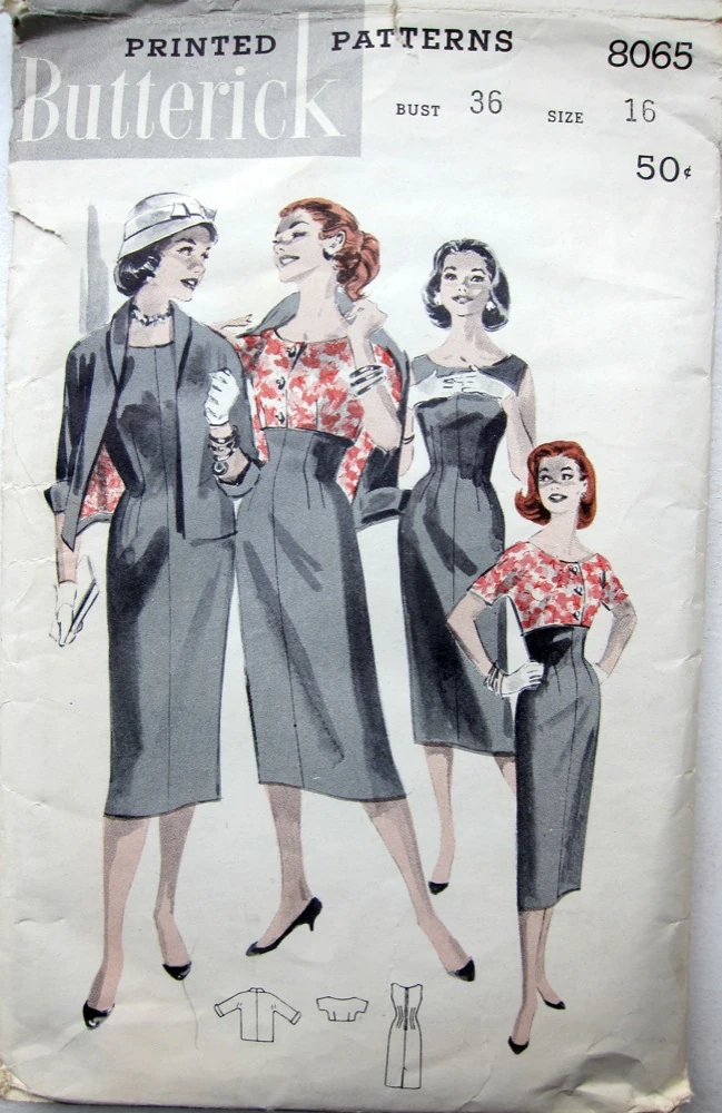Butterick 8065 | Vintage Sewing Patterns | Fandom