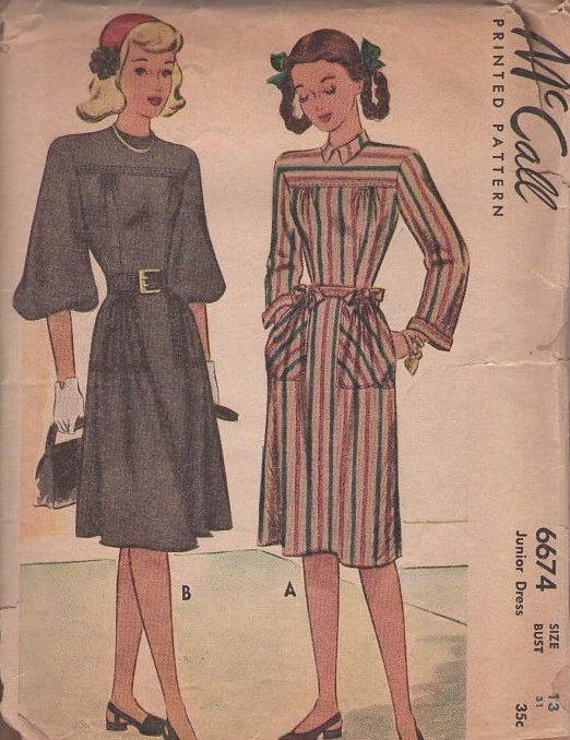 McCall 6674 | Vintage Sewing Patterns | Fandom