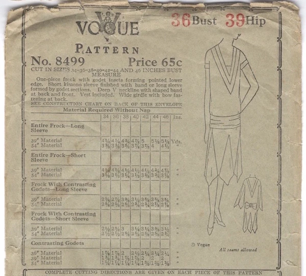 Vogue 8499 A | Vintage Sewing Patterns | Fandom