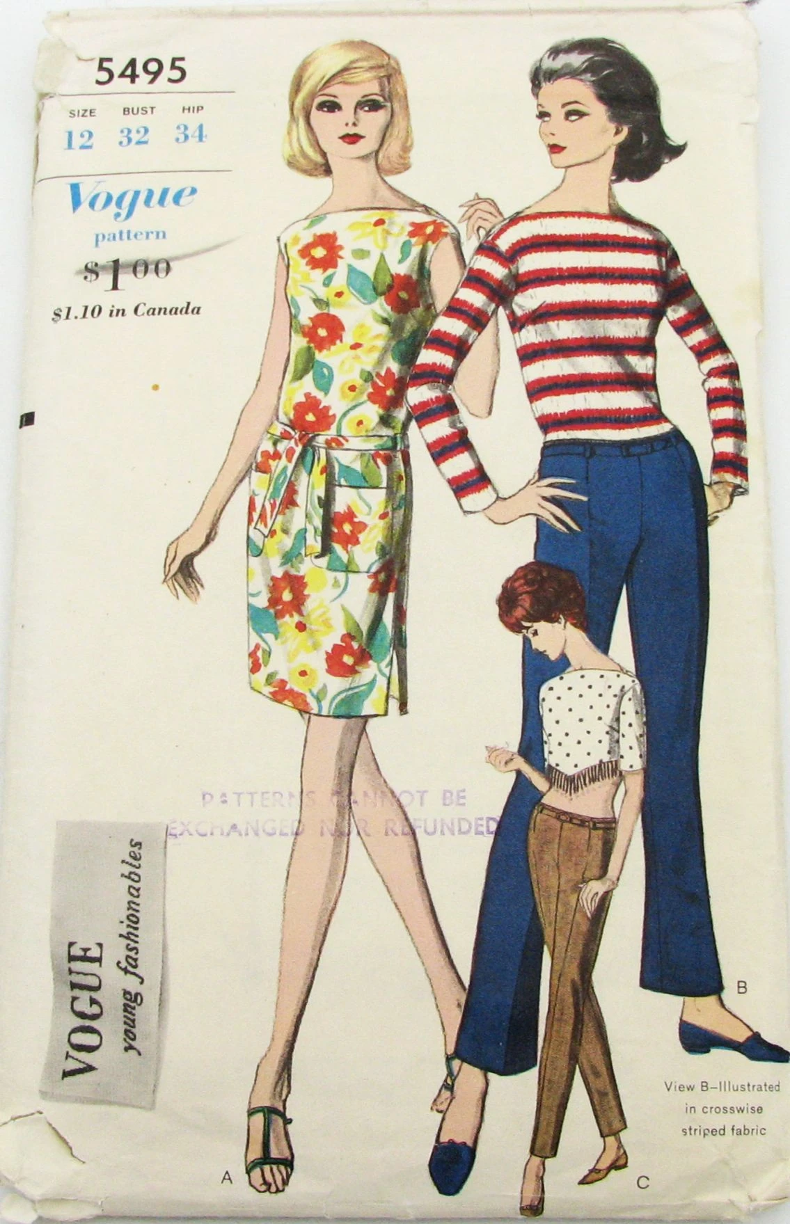 Vogue 5495 A | Vintage Sewing Patterns | Fandom