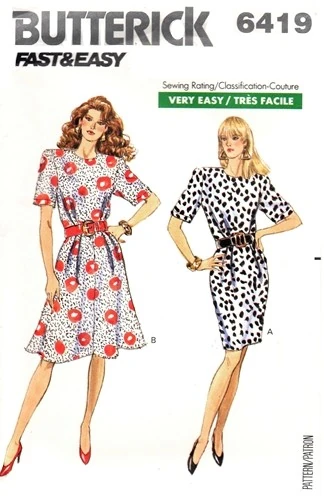 Butterick 6419 A | Vintage Sewing Patterns | Fandom