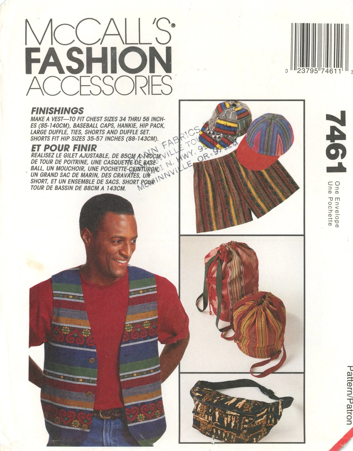 McCall's 7461 B | Vintage Sewing Patterns | Fandom