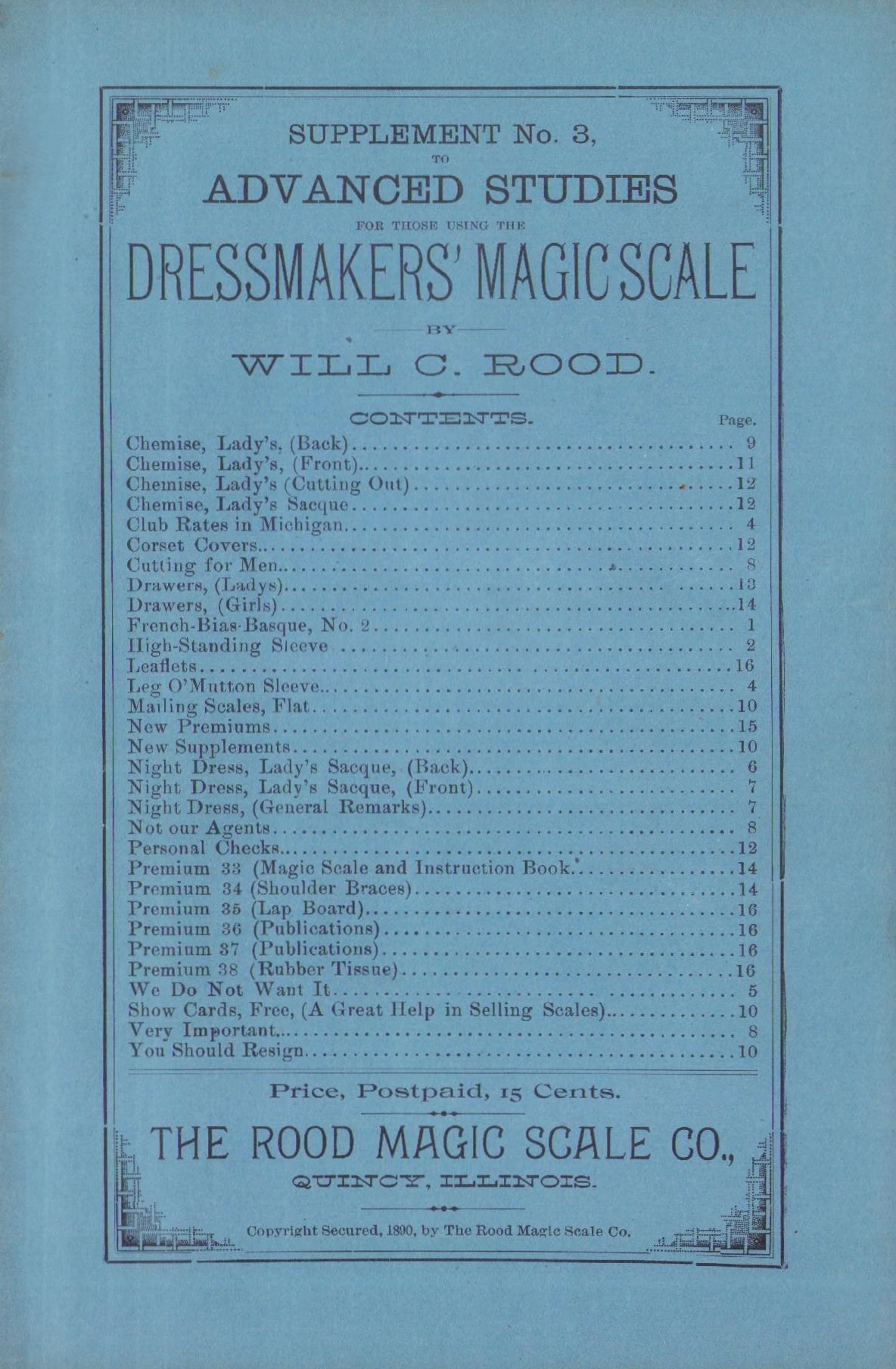 Dressmakers' Magic Scale Advanced Studies No 3 | Vintage Sewing ...
