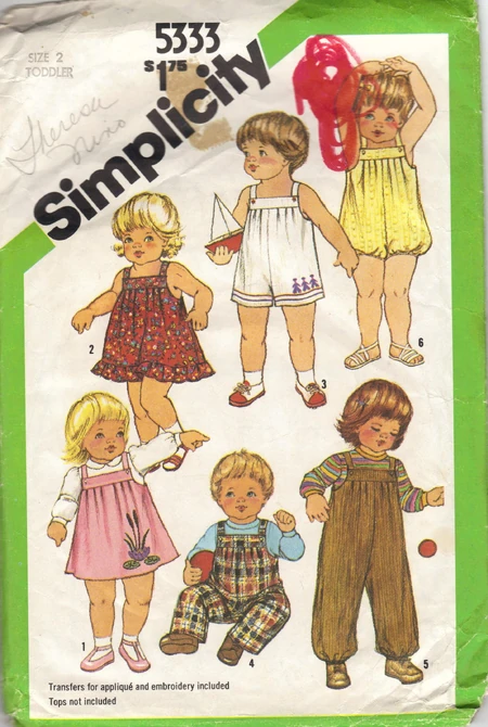 Simplicity 5333 | Vintage Sewing Patterns | Fandom