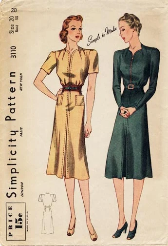 Simplicity 3110 | Vintage Sewing Patterns | Fandom