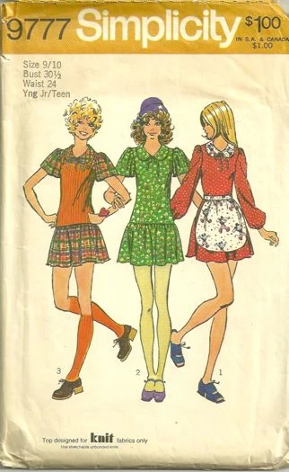 Simplicity 9777 | Vintage Sewing Patterns | Fandom