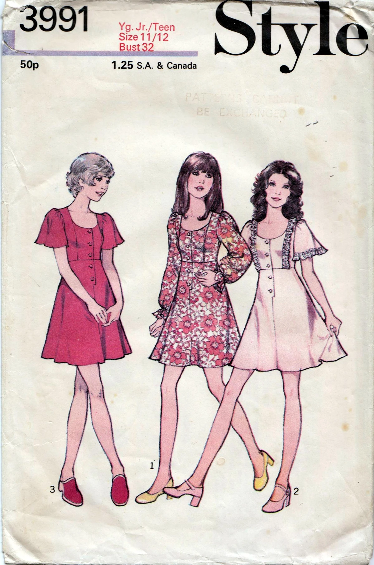 Style 3991 | Vintage Sewing Patterns | Fandom
