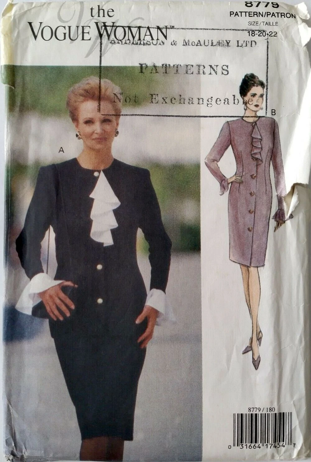Vogue 8779 C | Vintage Sewing Patterns | Fandom