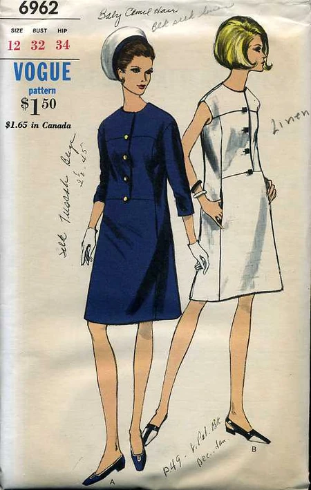 Vogue 6962 | Vintage Sewing Patterns | Fandom