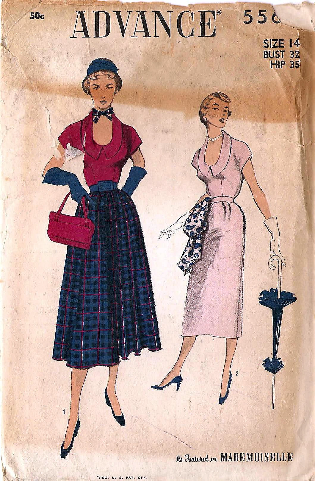 Advance 5564 | Vintage Sewing Patterns | Fandom