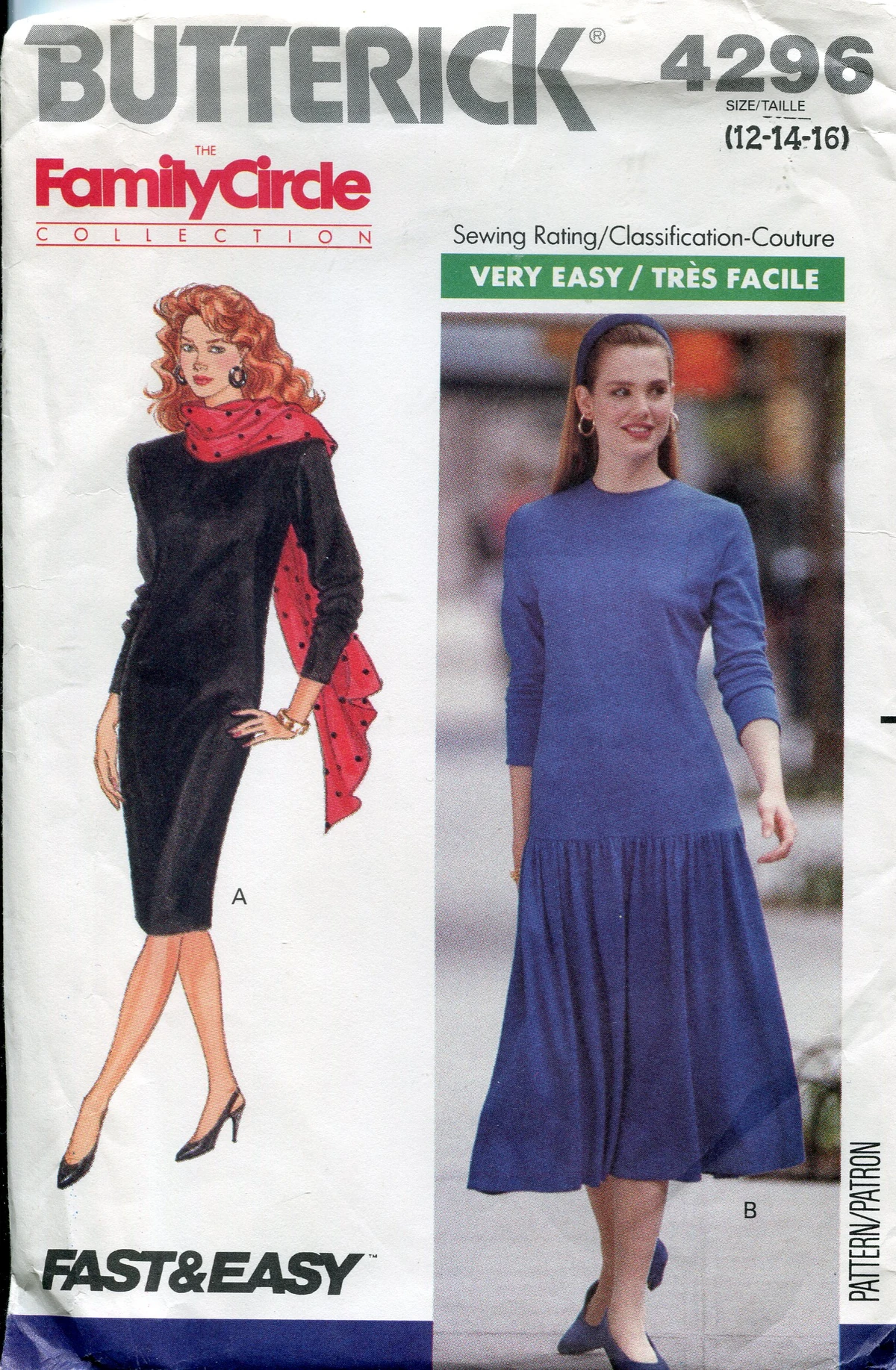 Butterick 4296 C | Vintage Sewing Patterns | Fandom