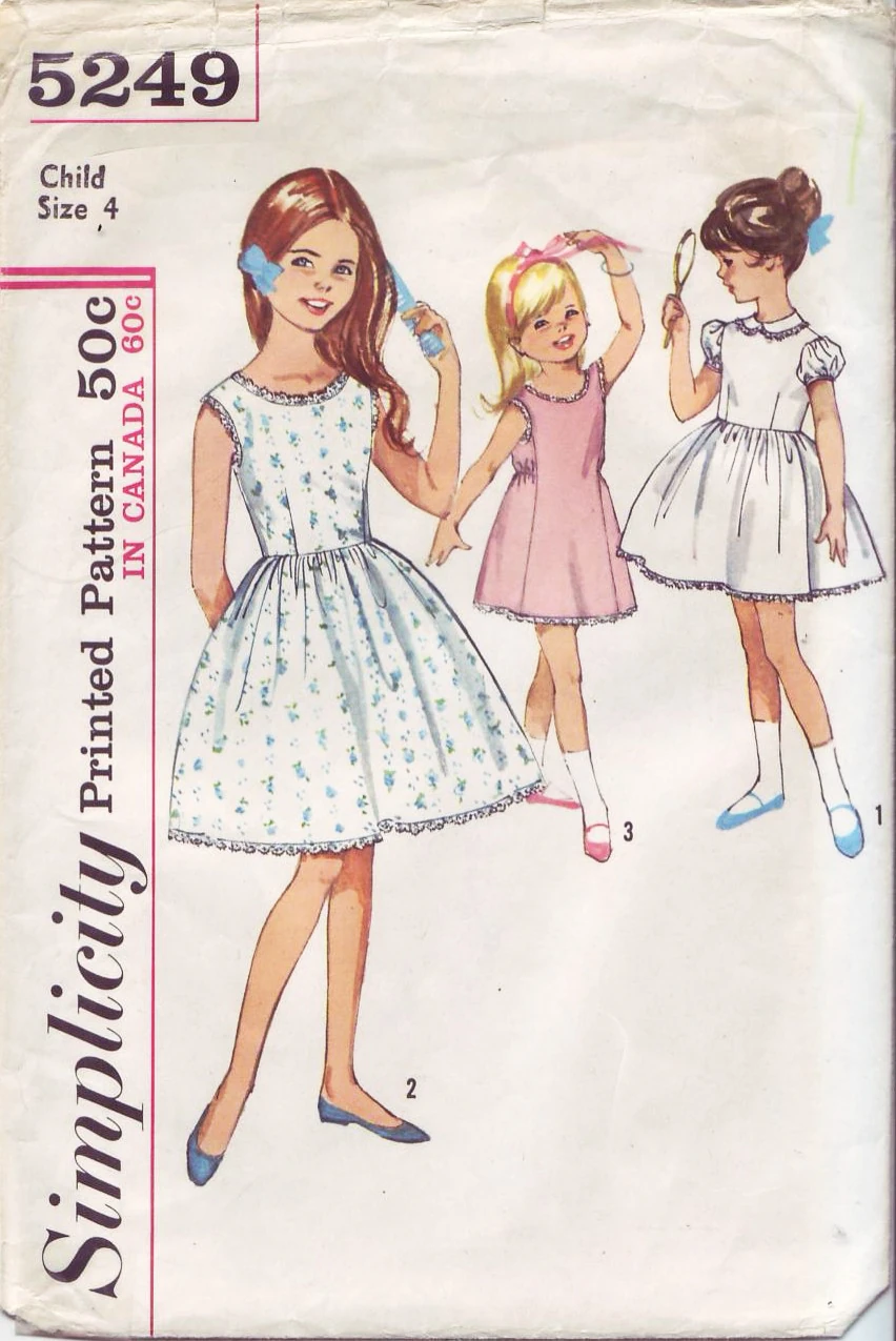 Simplicity 5249 | Vintage Sewing Patterns | Fandom