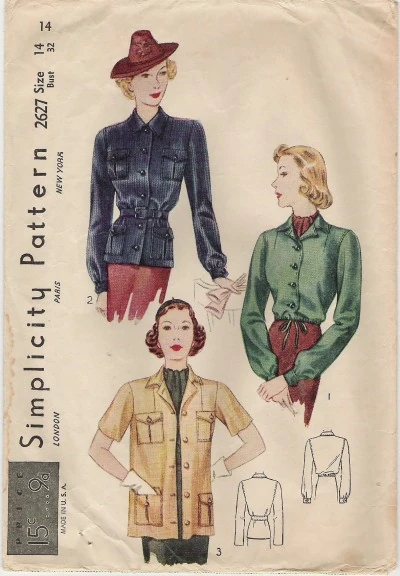 Simplicity 2627 A | Vintage Sewing Patterns | Fandom