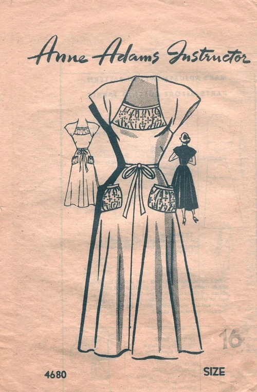 Anne Adams 4680 A | Vintage Sewing Patterns | Fandom
