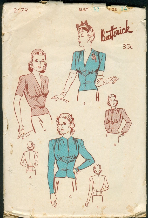 Butterick 2679 | Vintage Sewing Patterns | Fandom