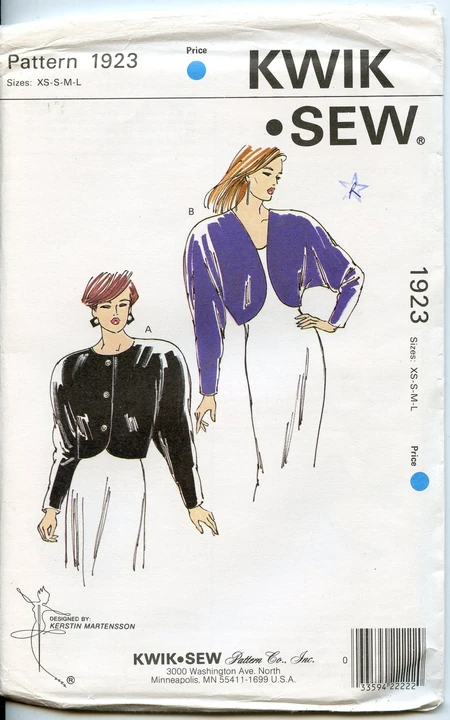 Kwik Sew 1923 | Vintage Sewing Patterns | Fandom