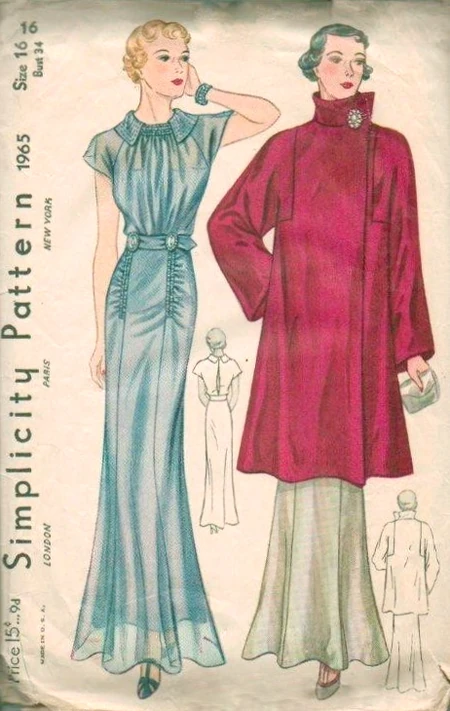 Simplicity 1965 A | Vintage Sewing Patterns | Fandom