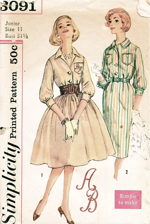 Simplicity 3091 | Vintage Sewing Patterns | Fandom