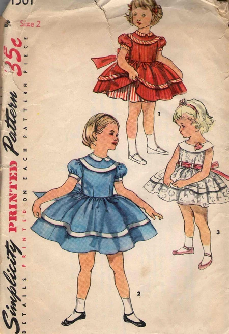 Simplicity 1501 A | Vintage Sewing Patterns | Fandom