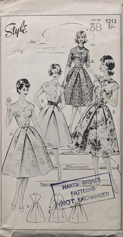 Style 1212 A | Vintage Sewing Patterns | Fandom