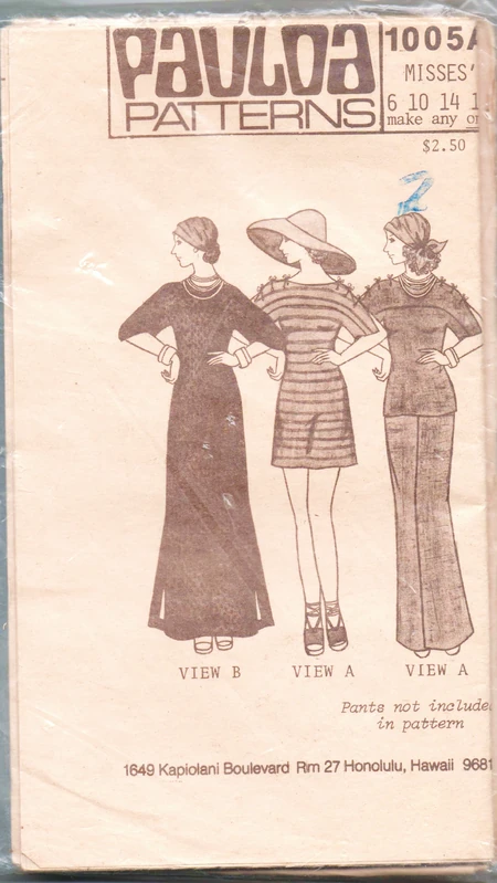 Pauloa 1005 | Vintage Sewing Patterns | Fandom