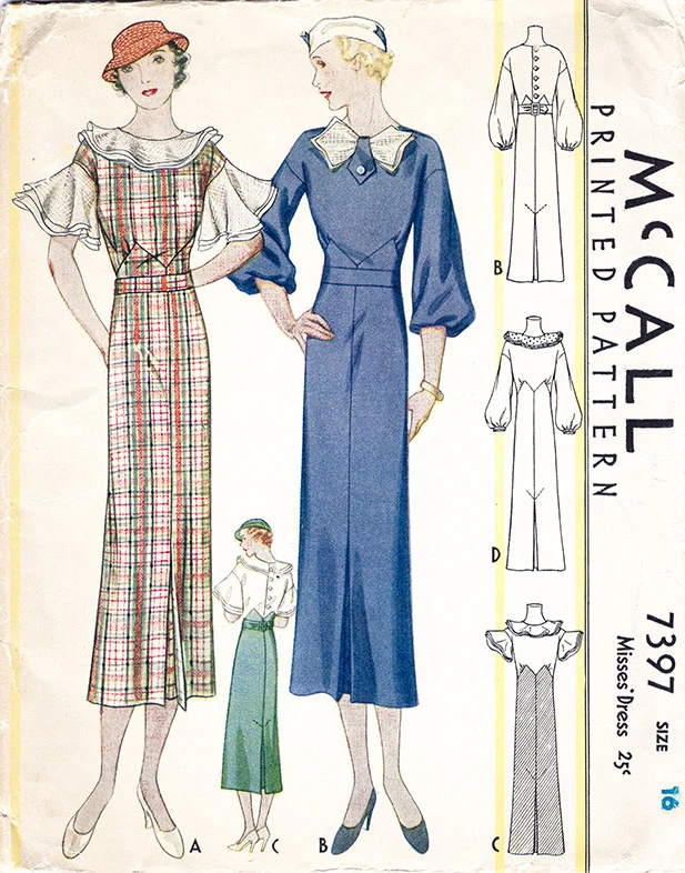 McCall 7397 | Vintage Sewing Patterns | Fandom