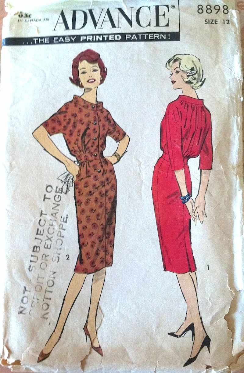 Advance 8898 | Vintage Sewing Patterns | Fandom