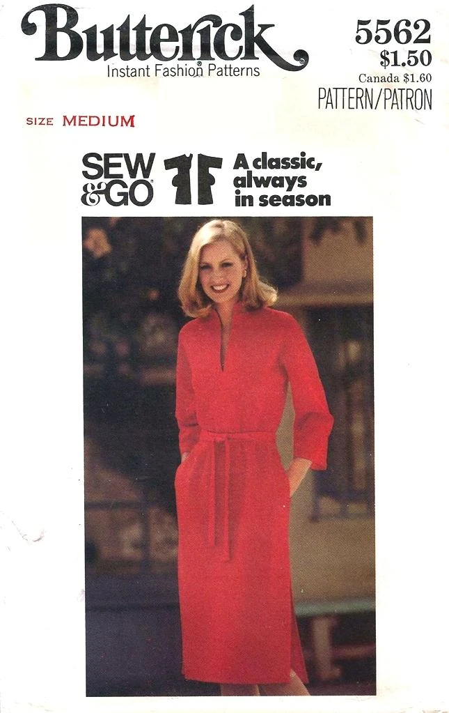 Butterick 5562 | Vintage Sewing Patterns | Fandom