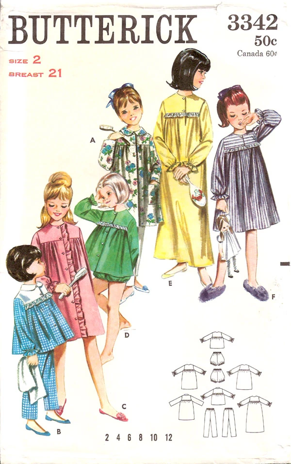 Butterick 3342 | Vintage Sewing Patterns | Fandom