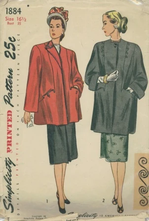 Simplicity 1884 A | Vintage Sewing Patterns | Fandom