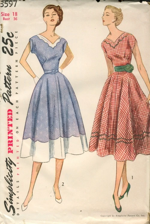 Simplicity 3597 | Vintage Sewing Patterns | Fandom