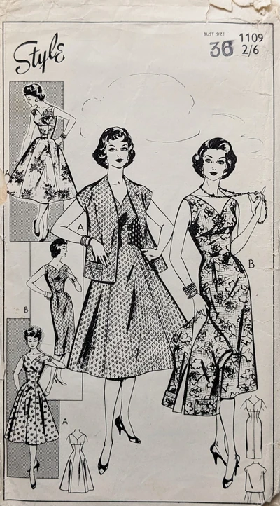 Style 1109 A | Vintage Sewing Patterns | Fandom