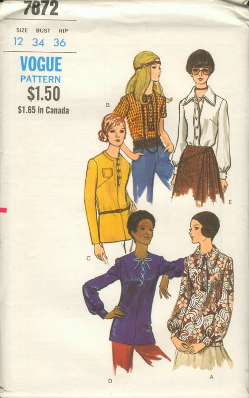 Vogue 7872 | Vintage Sewing Patterns | Fandom