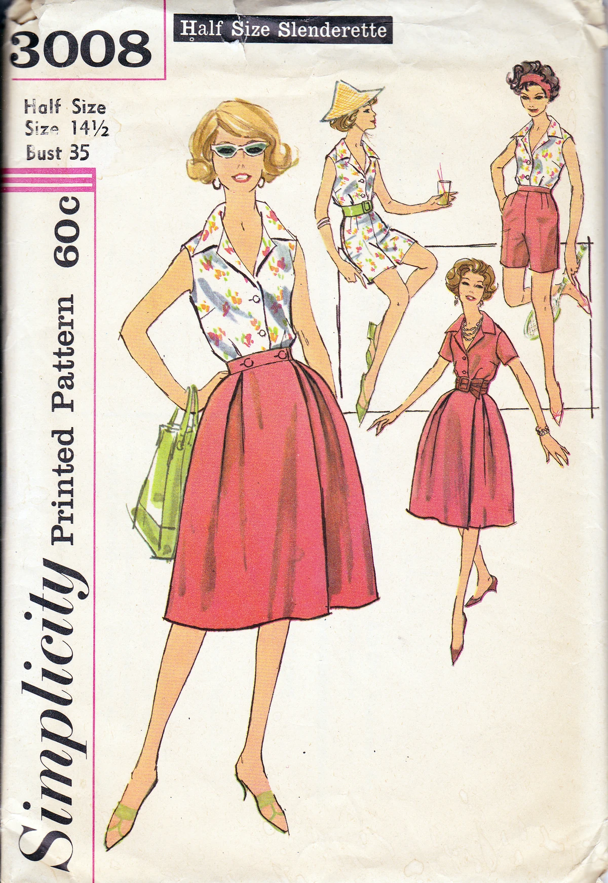 Simplicity 3008 A | Vintage Sewing Patterns | Fandom