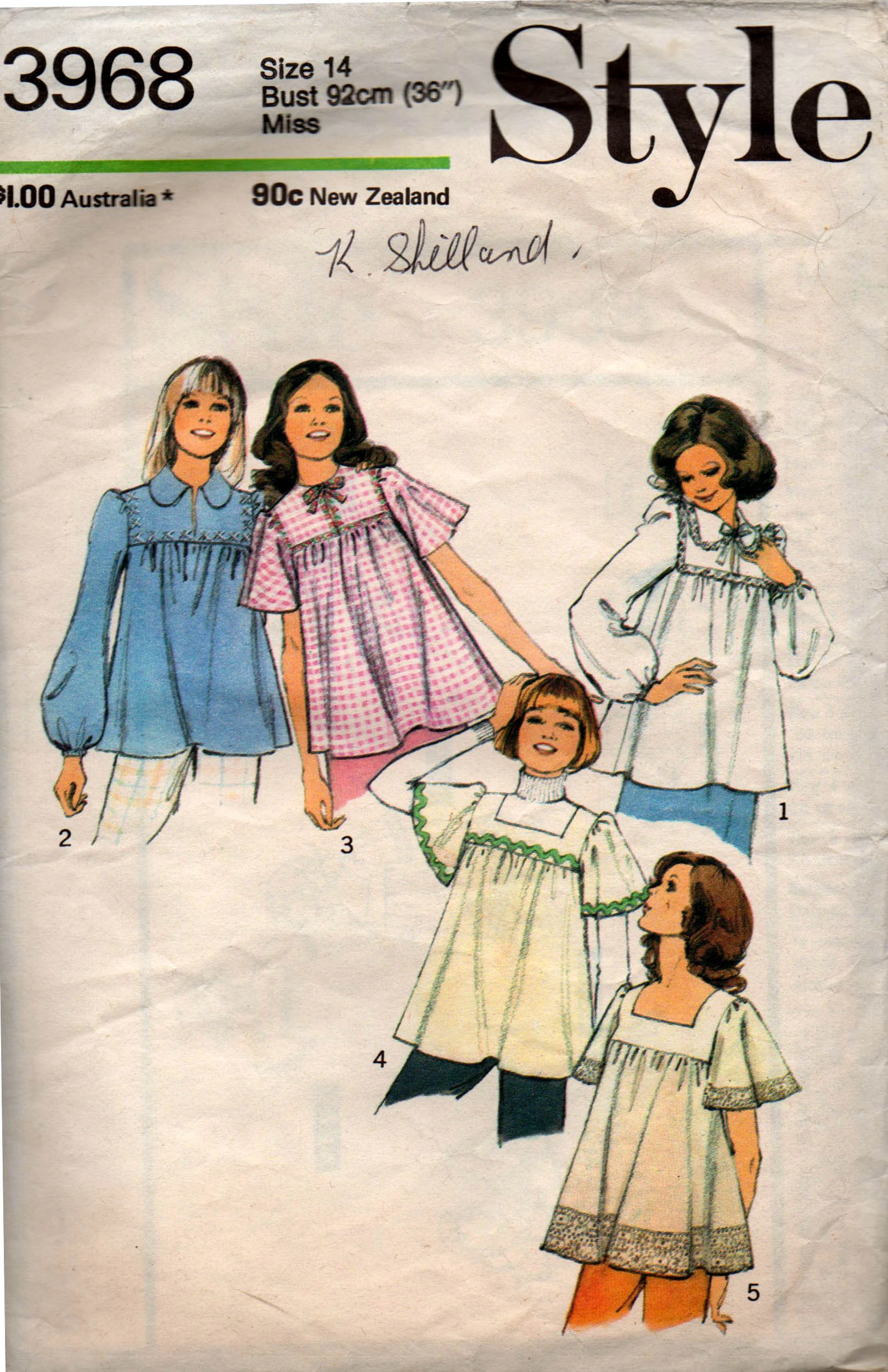 Style 3968 | Vintage Sewing Patterns | Fandom