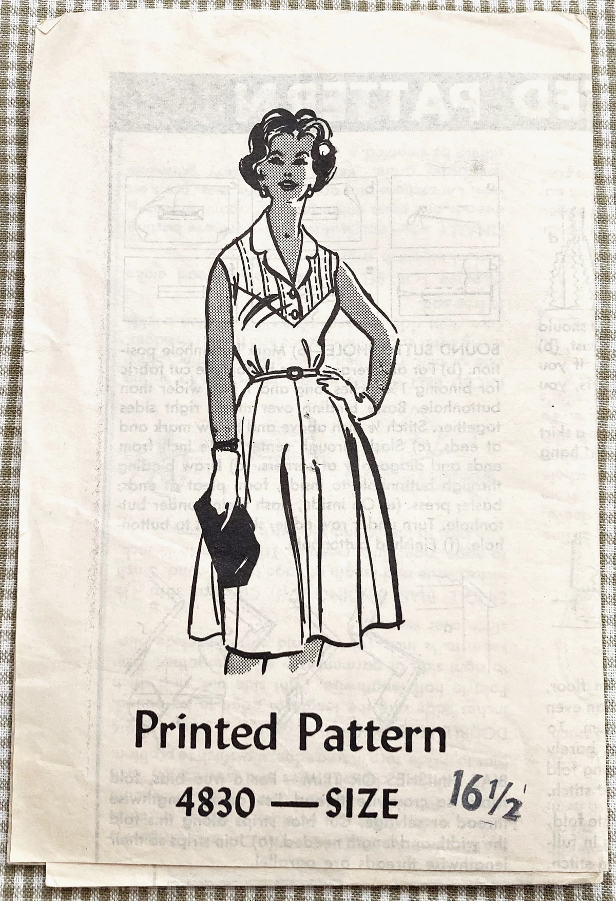 Mail Order 4830 B | Vintage Sewing Patterns | Fandom