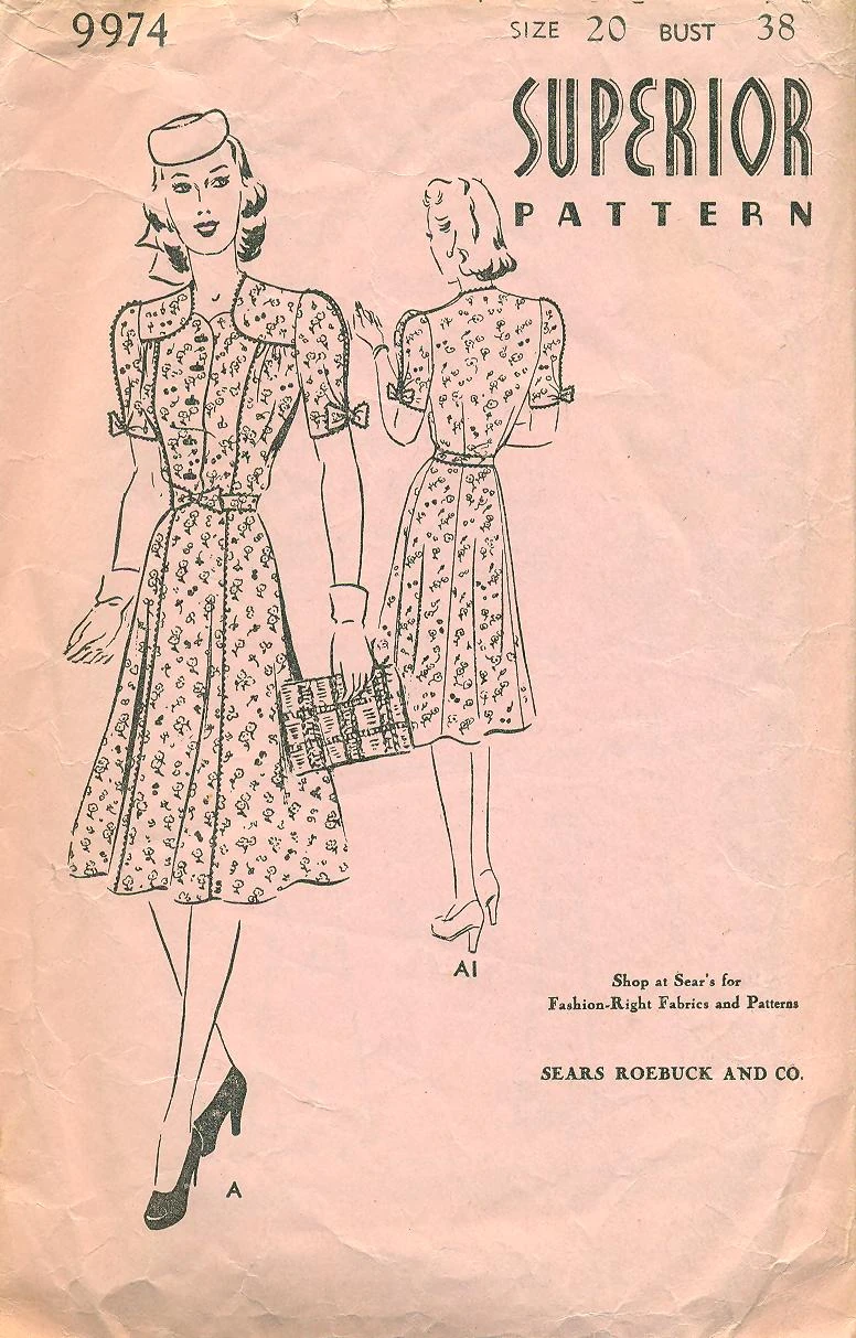 Superior 9974 | Vintage Sewing Patterns | Fandom