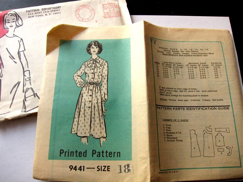 Mail Order 9441 | Vintage Sewing Patterns | Fandom