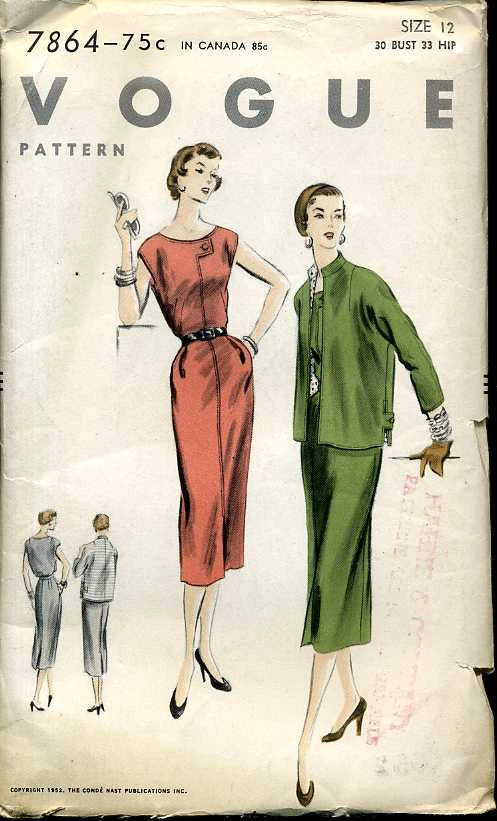 Vogue 7864 | Vintage Sewing Patterns | Fandom