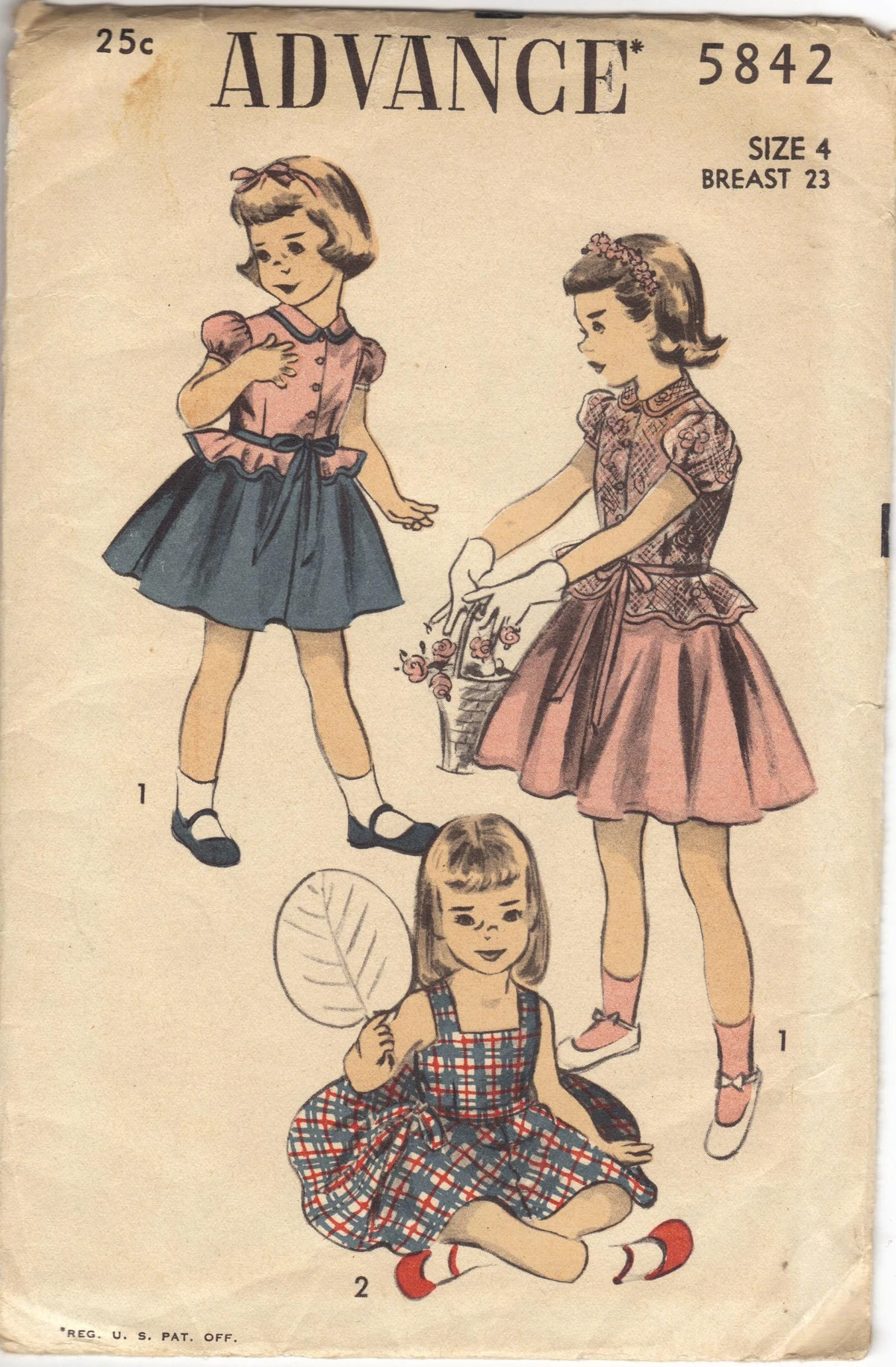 Advance 5842 | Vintage Sewing Patterns | Fandom