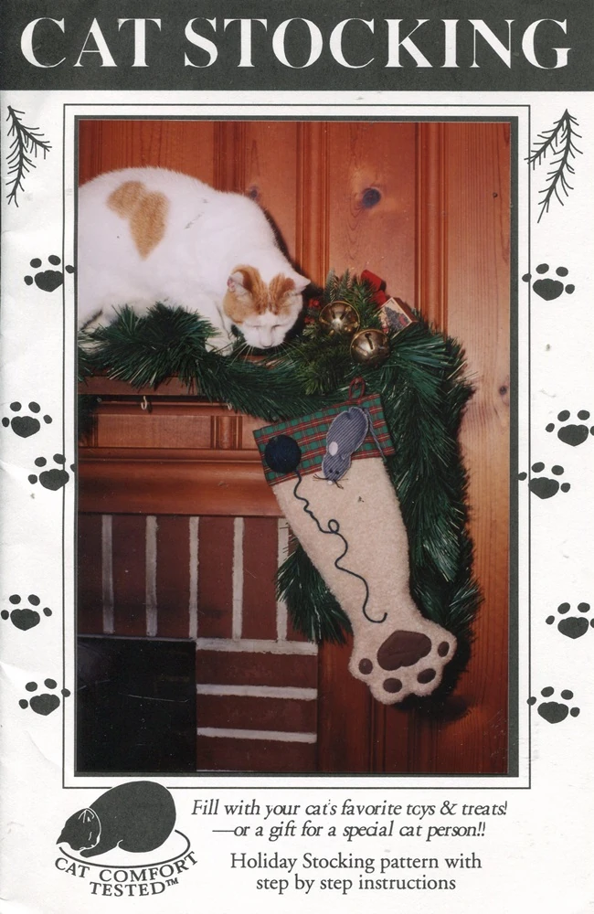 Cat Comfort Tested Cat Stocking | Vintage Sewing Patterns | Fandom