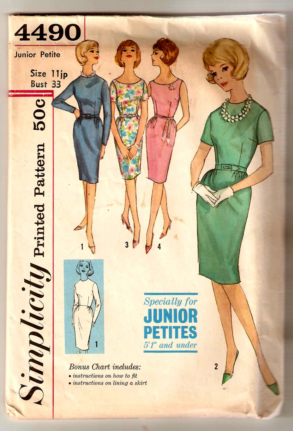 Simplicity 4490 A | Vintage Sewing Patterns | Fandom