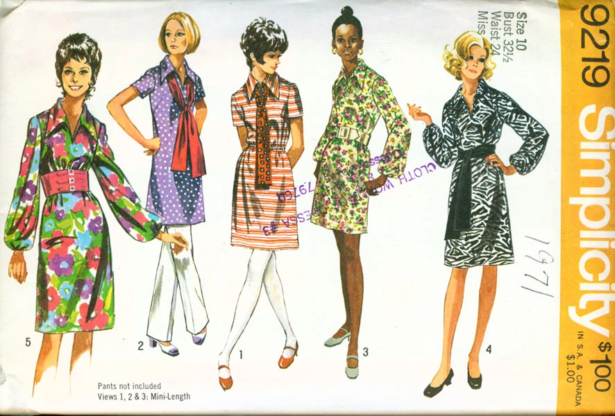 Simplicity 9219 | Vintage Sewing Patterns | Fandom