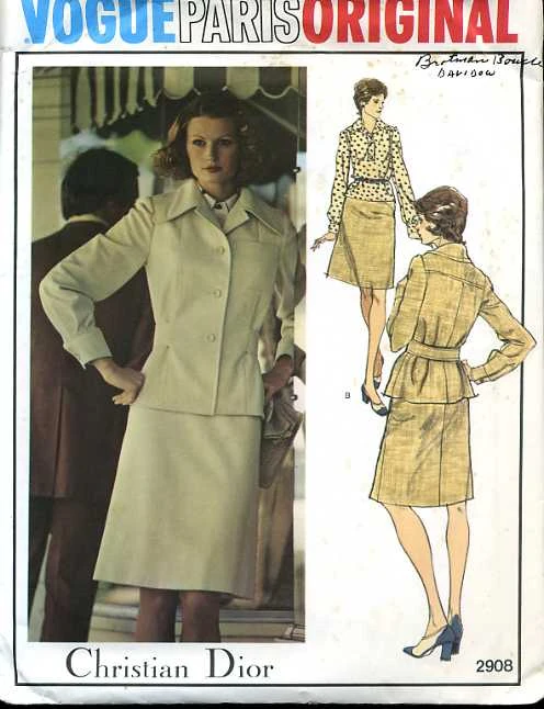 Vogue 2908 | Vintage Sewing Patterns | Fandom