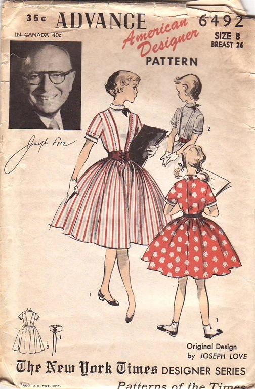 Advance 6492 | Vintage Sewing Patterns | Fandom