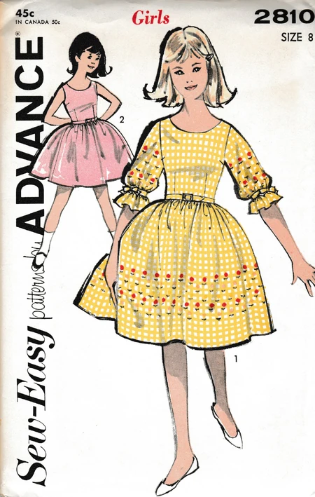 Advance 2810 | Vintage Sewing Patterns | Fandom